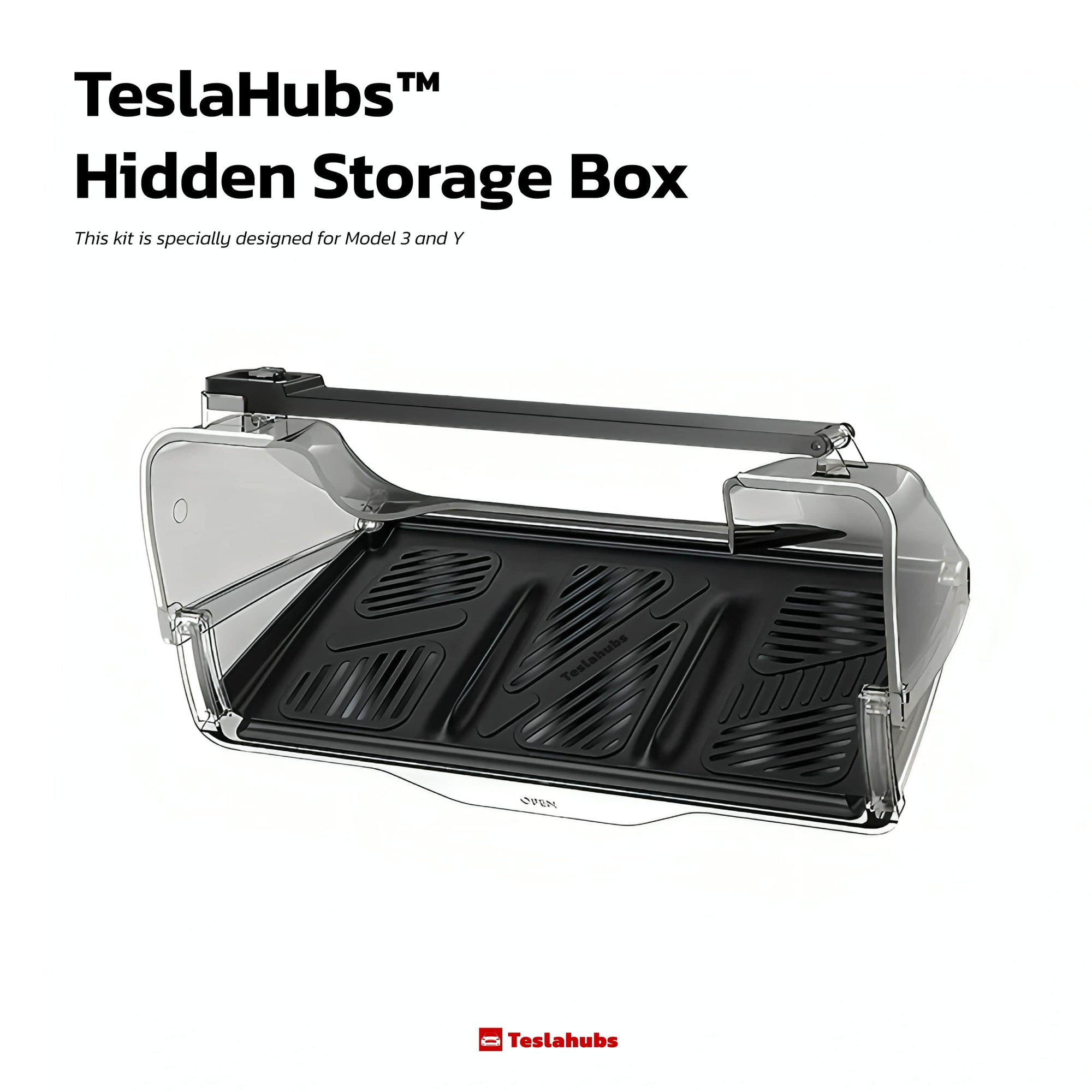 Hidden Storage Box for Tesla Model 3 & Y – Hub