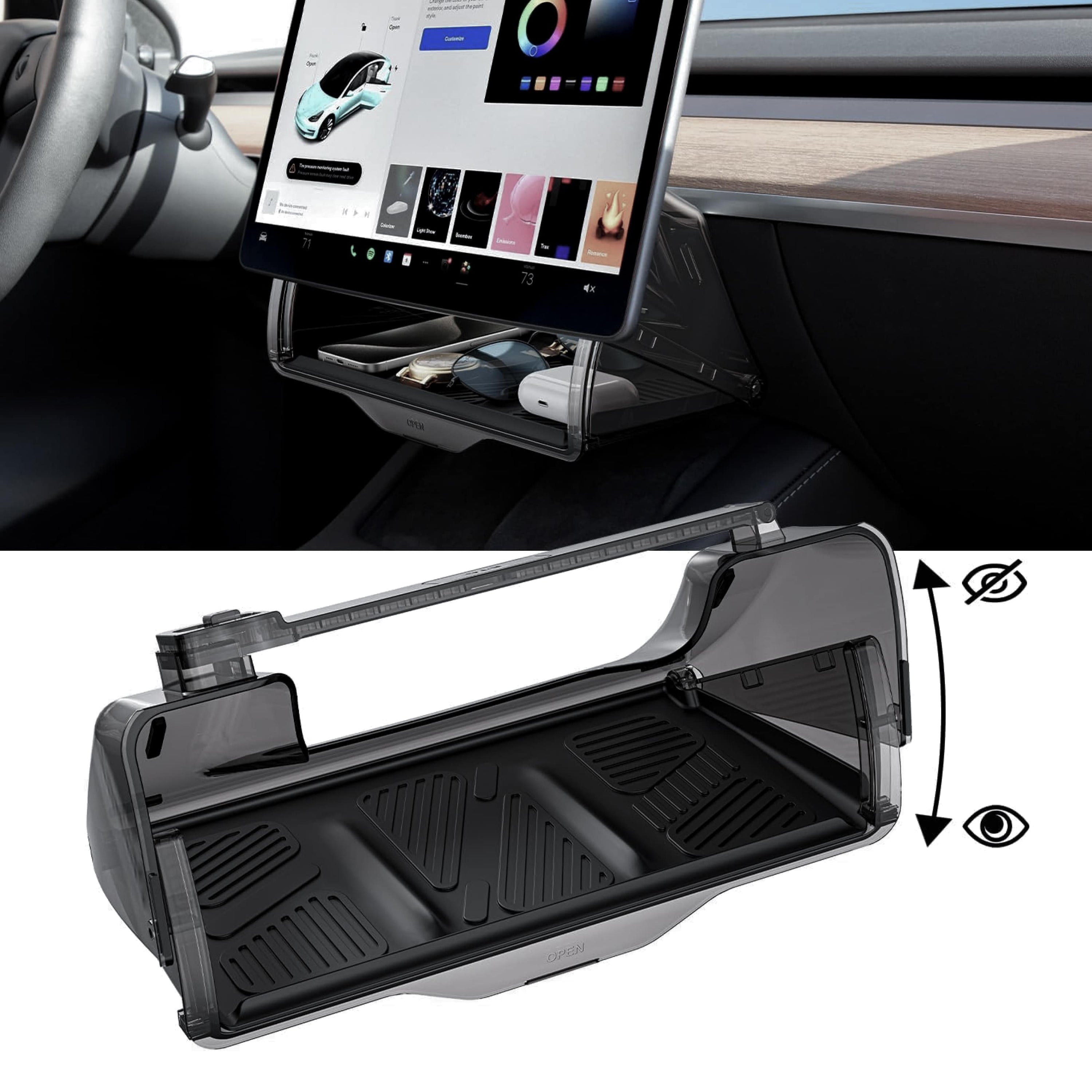 Hidden Storage Box for Tesla Model 3 & Y – Hub