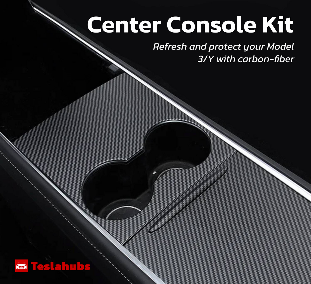 Tesla Model 3 Carbon Fiber Accessories: Interior, Exterior – Tesla Hubs