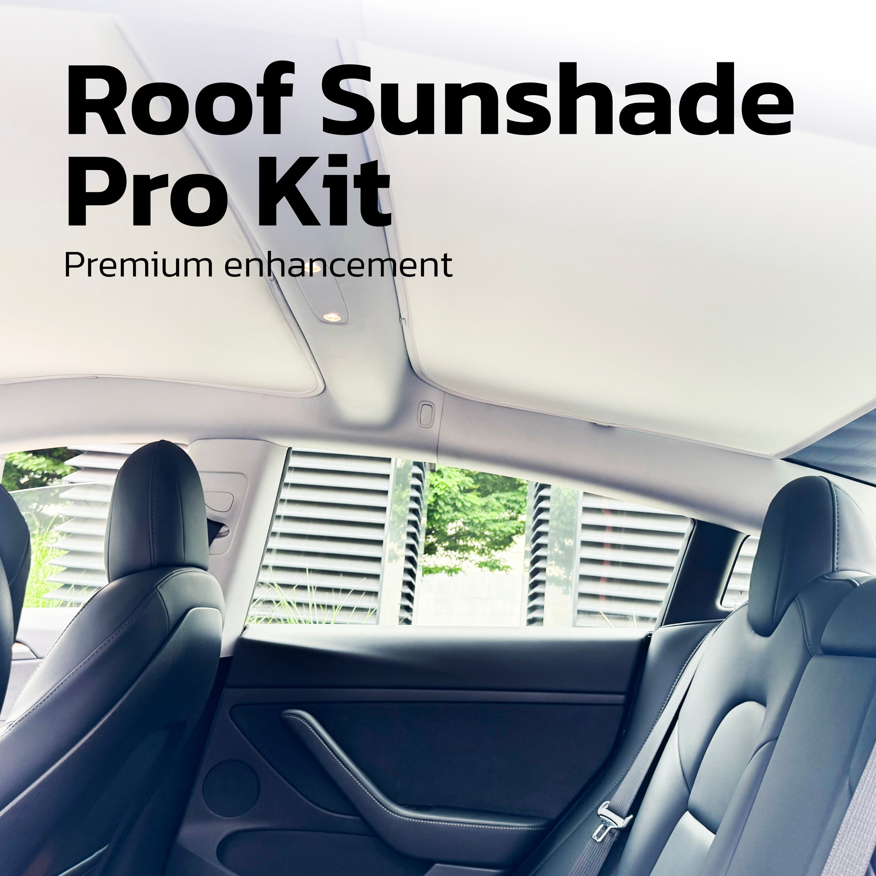 Retractable Glass Roof Sunshade for Tesla Model 3 & Y – Hub