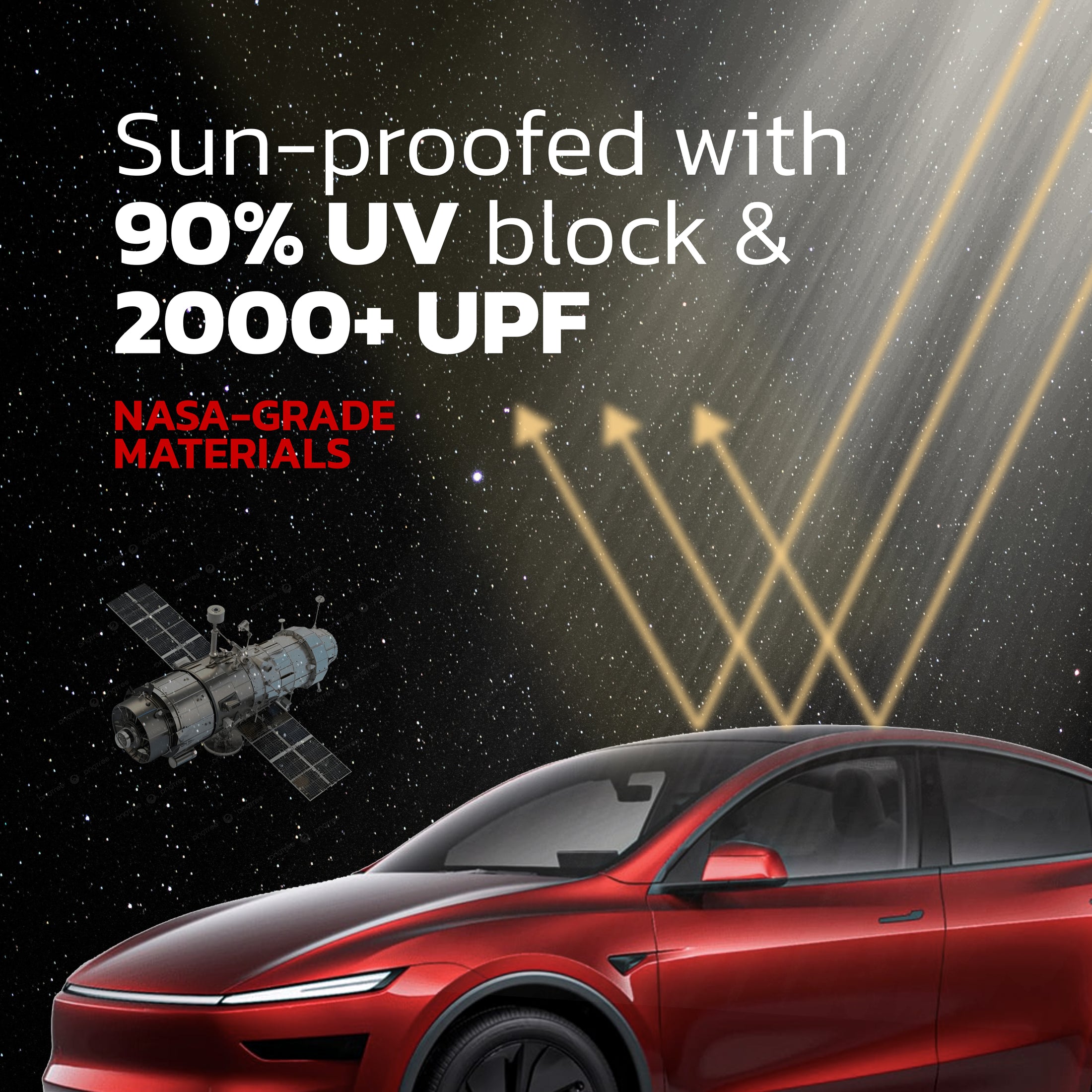 Retractable Glass Roof Sunshade for Tesla Model 3 & Y – Hub