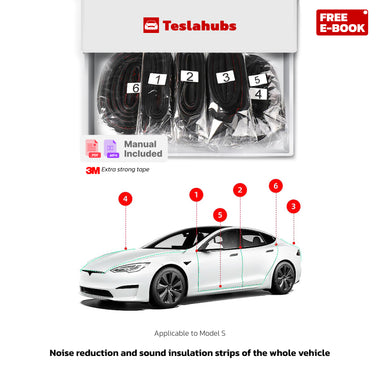 Road Noise Reduction & Weatherproofing Kit for Tesla S, 3, X, Y – Tesla ...