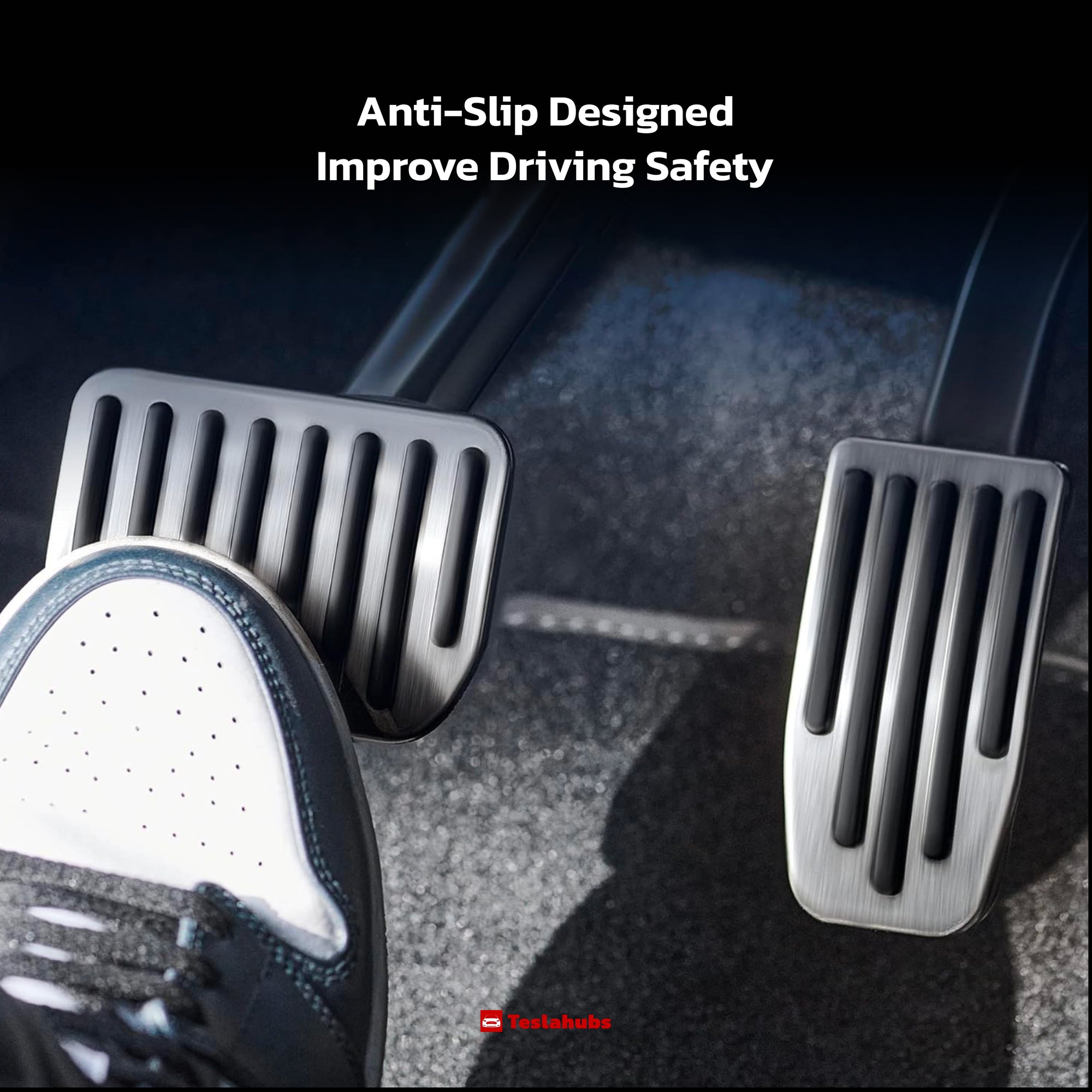 Aluminum Pedals Cover For Tesla Model 3, Y, S, X – Hub